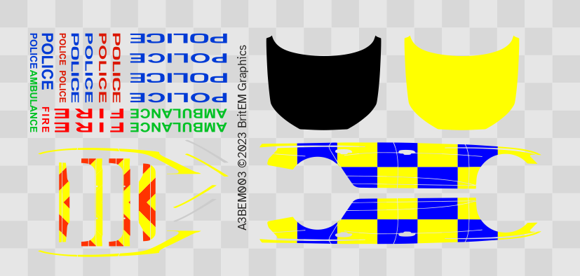 🇬🇧 Emergency Services Decal for Audi A6 Avant (C8) Models – BritEM Graphics