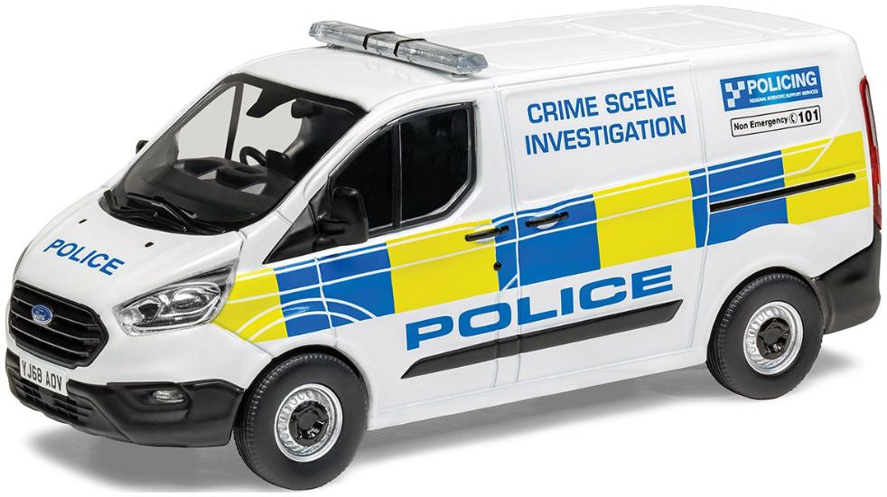 Corgi 1/43 Ford Transit Custom North Yorkshire Police Van Model ...