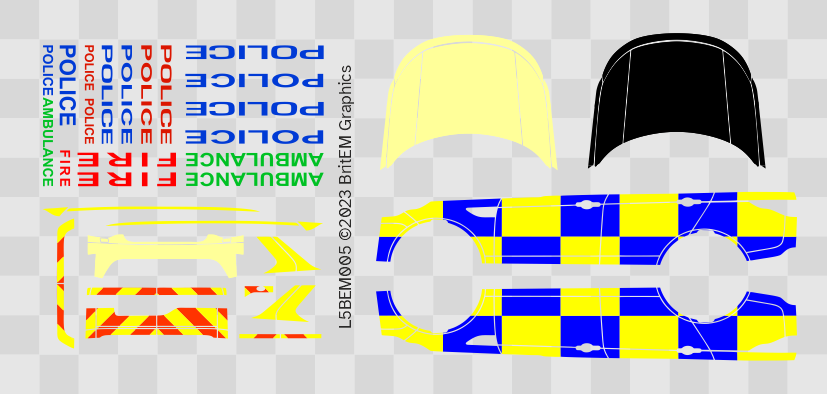 🇬🇧 Emergency Services Decal for Land Rover Discovery (5th Gen) Models ...