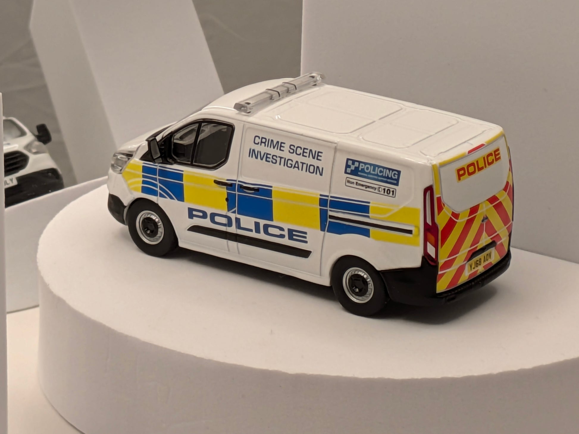 Corgi 1/43 Ford Transit Custom North Yorkshire Police Van Model ...