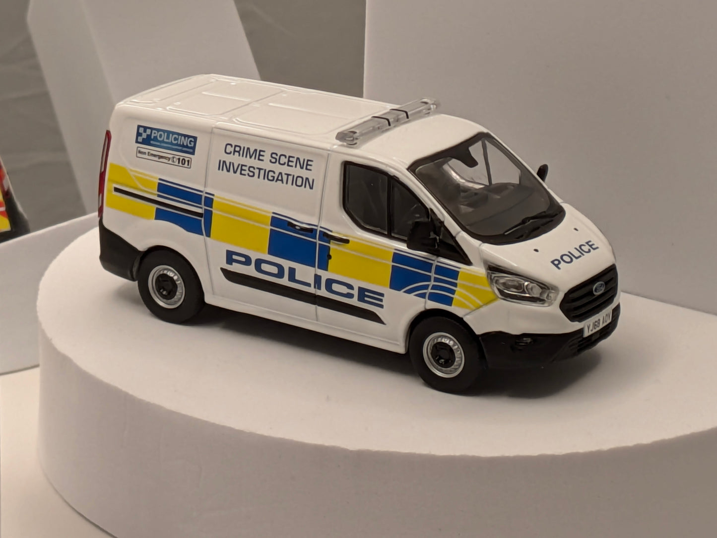 Corgi 1/43 Ford Transit Custom North Yorkshire Police Van Model ...