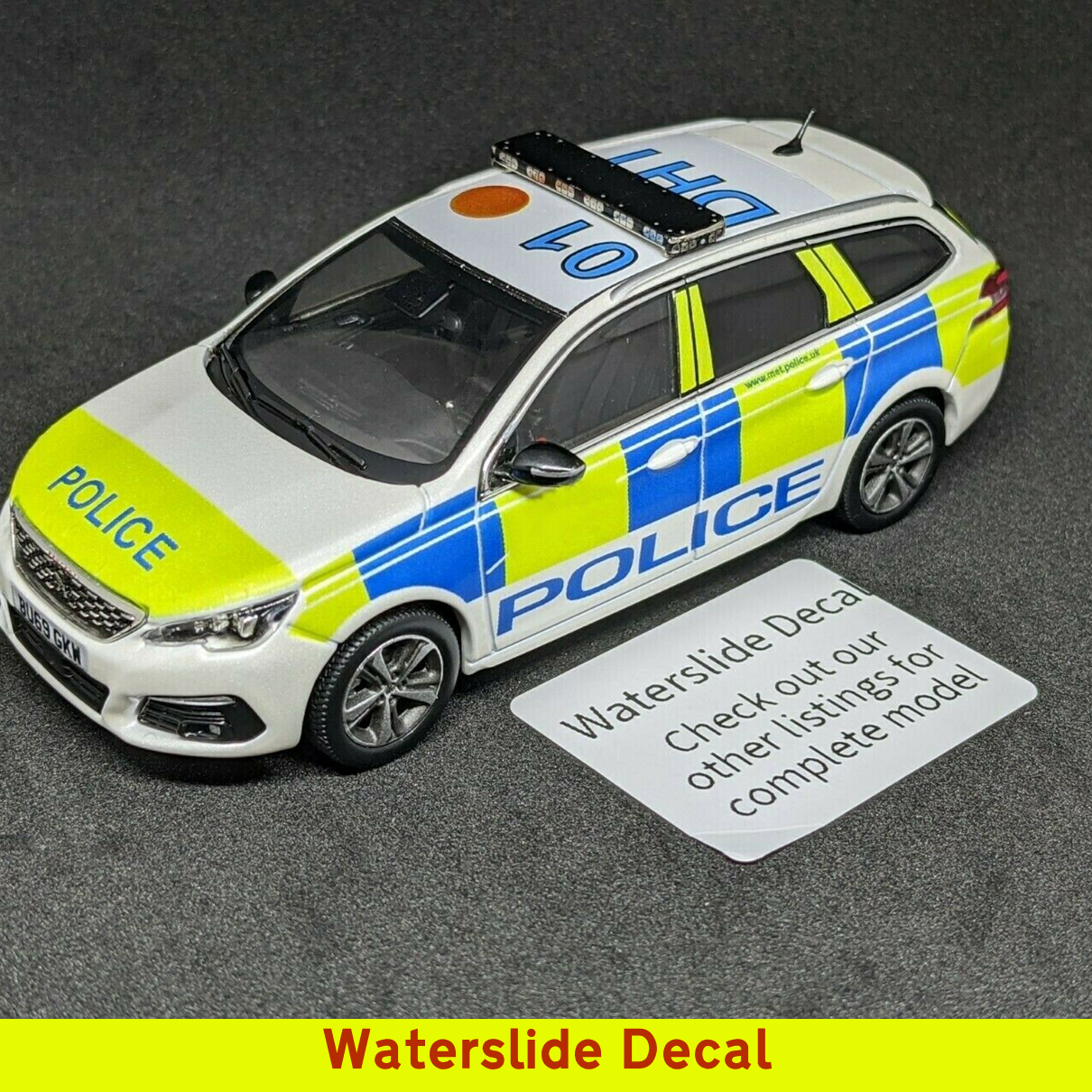 🇬🇧 Emergency Services Decal for Peugeot 308 SW (2nd Gen) Models ...